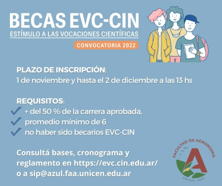 Programa de Becas EVC CIN – Convocatoria abierta – Novedades